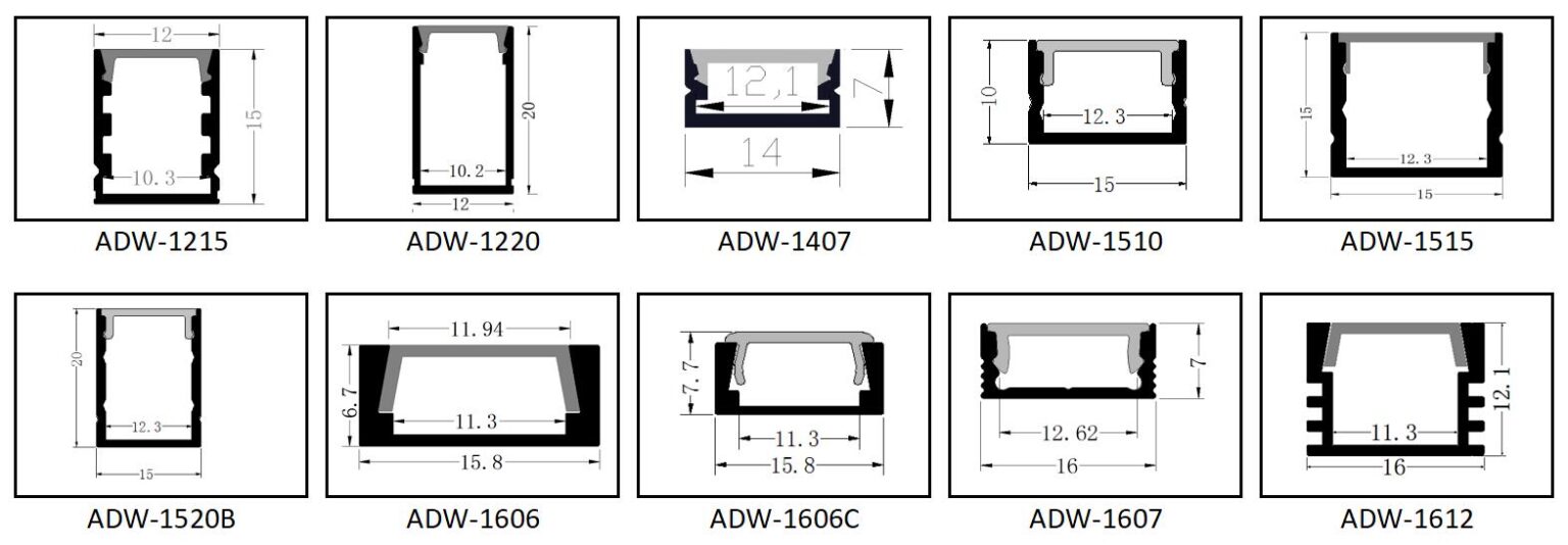 LED Aluminum Profile - LED Lights Manufacturer in China