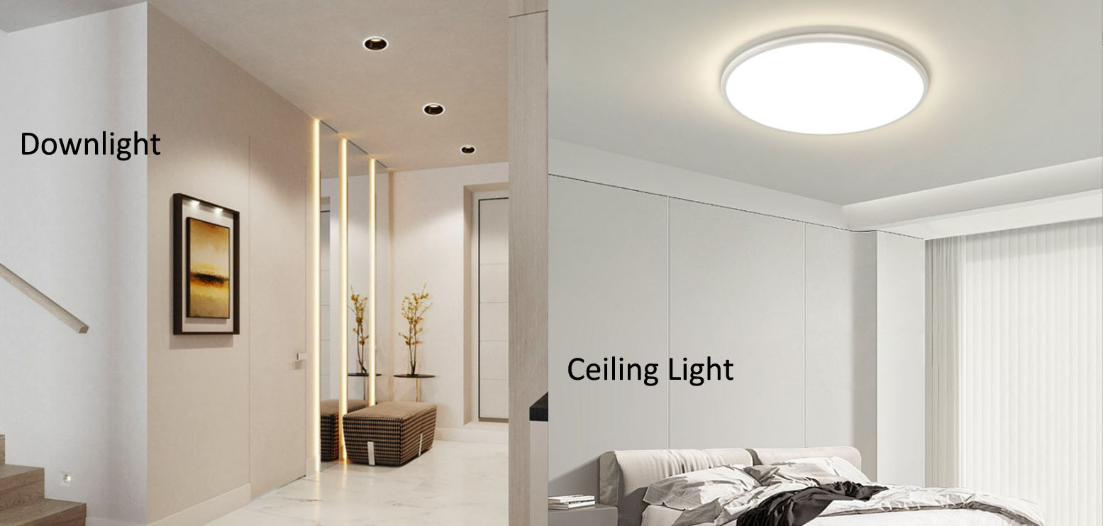Are Downlights and Ceiling Lights the Same? How to Choose the Best ...