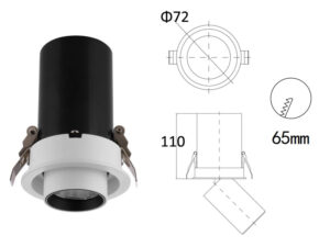 LED Downlights by Cutout Diameter - LED Lights Manufacturer in China