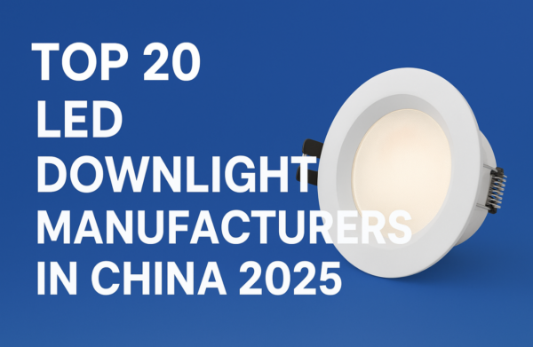 Top 20 LED Downlight Manufacturers in China 2025